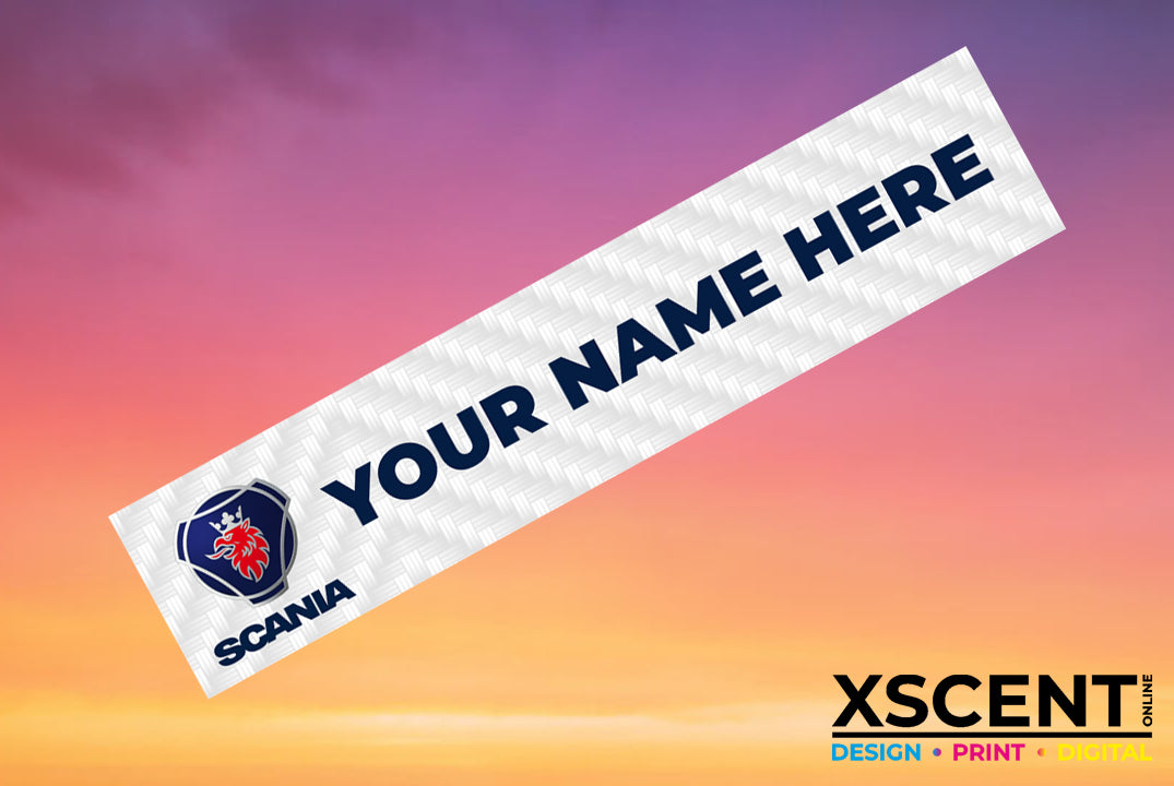 Trucker Show Plate - Add Your Name – Xscent Online