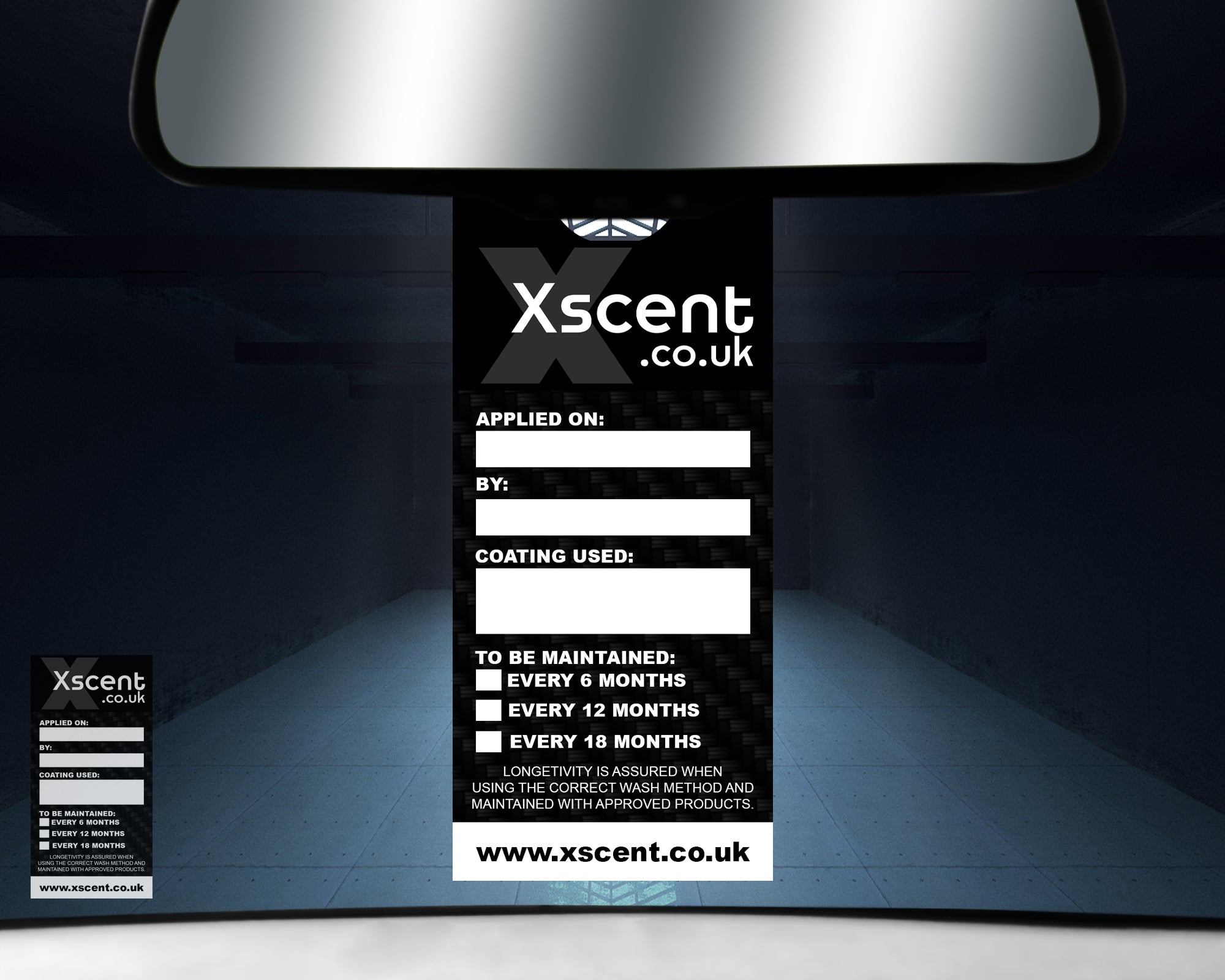 Ceramic Coating Mirror Hangers & Stickers – Xscent Online